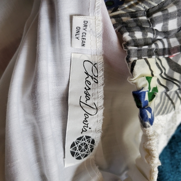 Chessa Davis | Skirts | Vintage 7s Chessa Davis Lace Red White Blue ...